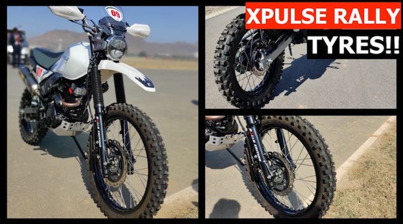 Hero Xpulse 200 Rally Kit Tyres Explained [VIDEO]