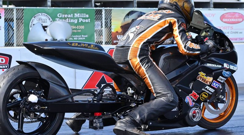 Dunlop Builds It's First Motorcycle Drag Racing Tyre In The US