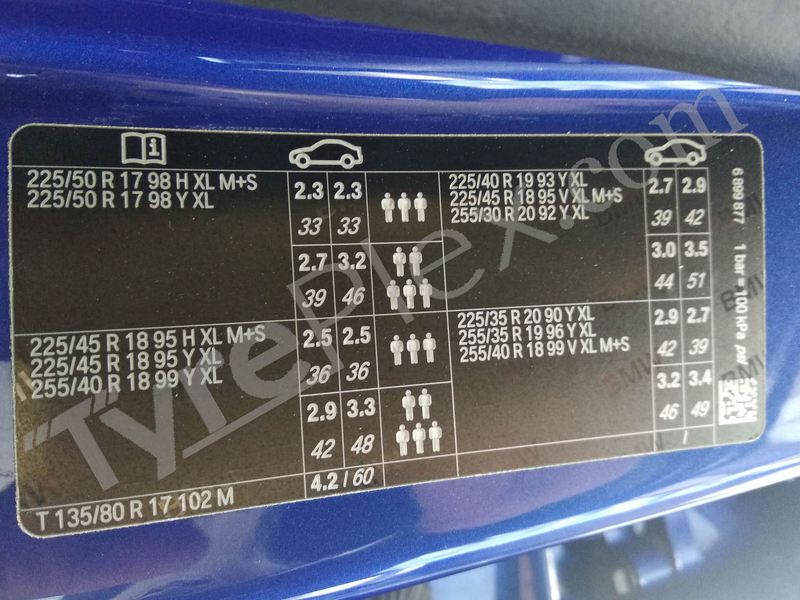 Tyre Pressure for BMW 3-Series (32-32psi), Increase Mileage and Tyre Life